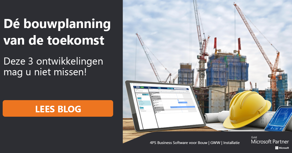 Dé bouwplanning van de toekomst - 4PS Nederland