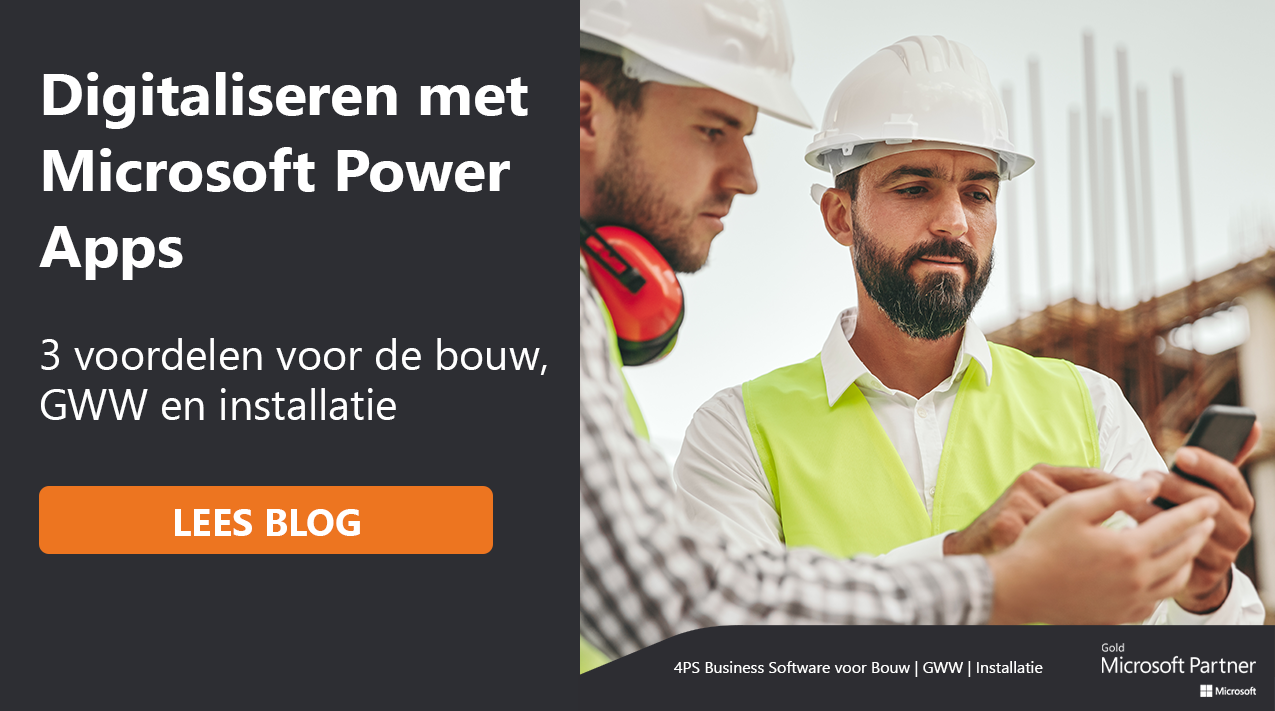 Processen digitaliseren met Power Apps - 4PS Nederland