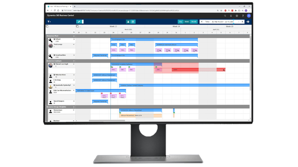 Plan resources met de 4PS Grafische Resource Planning - 4PS