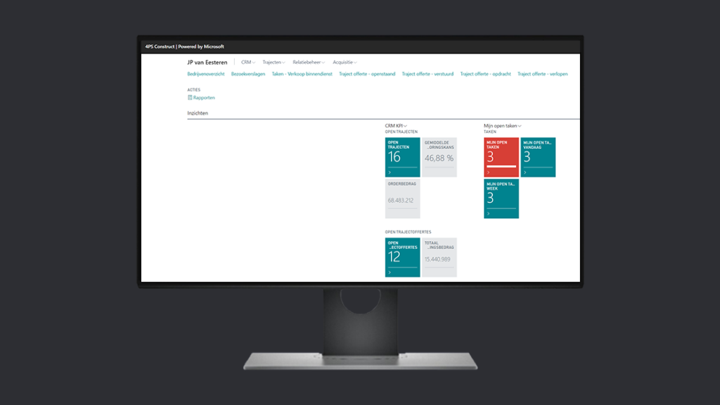 CRM voor de bouw, GWW en installatie - 4PS Nederland
