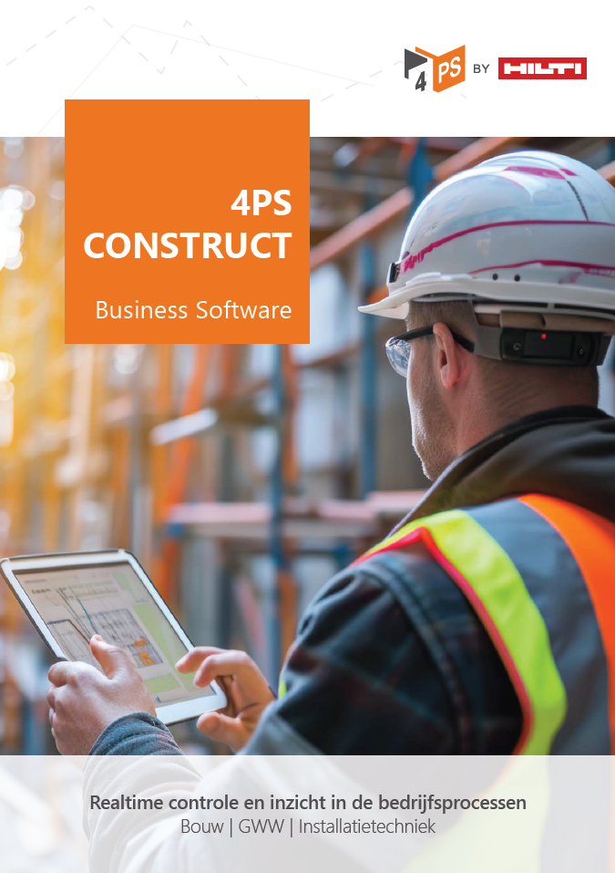 Download brochure 4PS Construct: innovatieve software voor de bouw